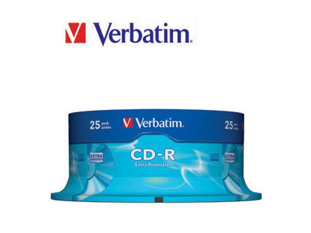 Kjøp CD-R VERBATIM 700MB 52X spindle (25)