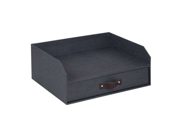 Kjøp Brevkurv BIGSO Walter A4 m/skuff sort