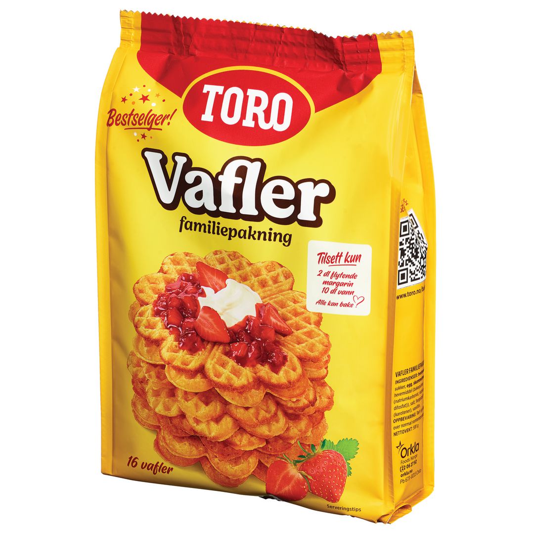 Kjøp Vaffelmiks TORO familiepakning 612g