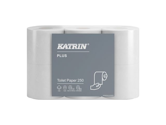 Kjøp Toalettpapir KATRIN Plus 250 2L 36m (6)